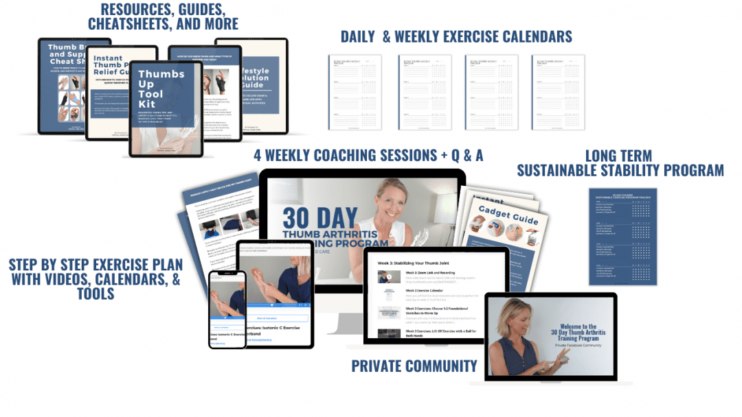 30 Day Thumb Arthritis Training Program - Virtual Hand Care